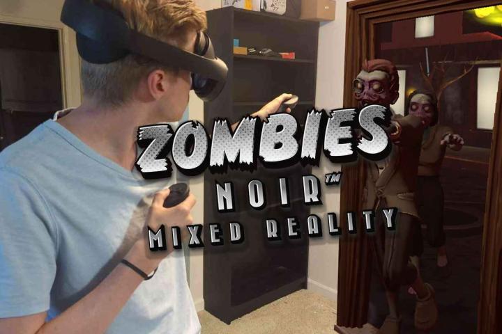 Oculus Quest 游戏《黑城丧尸：混合现实》Zombies Noir: Mixed Reality – VR魔趣VIP官网